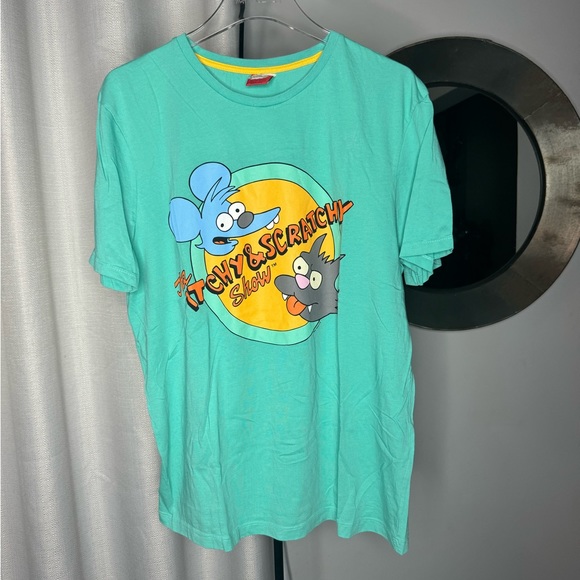Simpsons | Shirts | Primark Man The Itchy Scratchy Show Tshirt Size 2xl ...